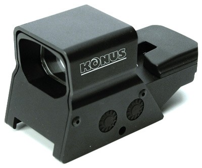Konus Sight-Pro R8, Matte Black, 8 Adjustable Reticle Patterns, Red ...