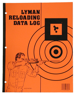 LYMAN RELOADERS LOG BOOK - 50 PAGES - Reloading Books & Manuals at ...