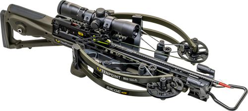 TENPOINT XBOW KIT SIEGE 425 - ACUSLIDE 425FPS MOSS GREEN - Crossbows at ...