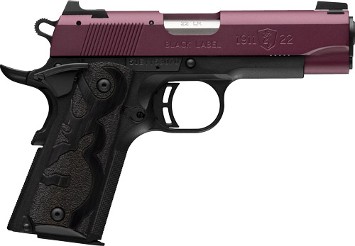 BROWNING 1911-22 BLACK LABEL - 22LR 3.58in. COMP CHERRY - Semi Auto ...