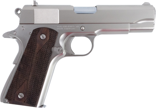 TISAS 1911 TANK COMMANDR 9MM - 4.25in. BBL WOOD GRIP 9RD NICKEL - Semi ...