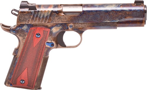 STAND MANU 1911 45 ACP CASE - COLORED #1 ENGRAVING - Semi Auto Pistols ...