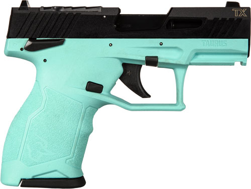 TAURUS TX-22 COMPACT 22LR 3.5in. - TB AS 10RD CYAN POLYMER - Semi Auto ...