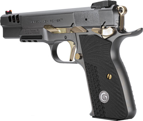 GIRSAN MCP35 NEGOTIATOR 9MM - 4.87in. TITANIUM/GOLD 15+1 TALO - Semi ...