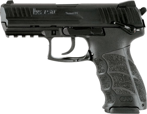 HK P30S V3 9mm DA/SA Pistol: Ambidextrous Safety, Decocker, Black ...