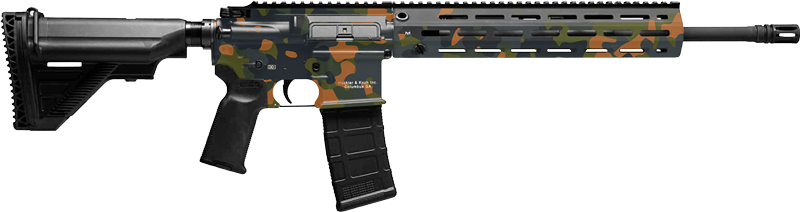HK MR556A1 75TH ANNIVERSARY - RIFLE M-LOK 4-30RD FLECKTARN - Semi Auto ...