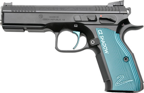 CZ CUSTOM SHADOW 2 SA ACCU 9MM - FS 17-SHOT BLK POLYMER FINISH - Semi ...
