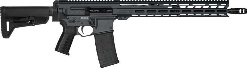 CMMG RIFLE DISSENT MK4 9MM 16in. - RDB/9ARC SL-K ADJ STOCK GREY - Semi ...
