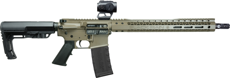 BLACK RAIN SPEC15 5.56 RIFLE - 16in. W/ ZERO TECH RD TAN 30RD - Semi ...