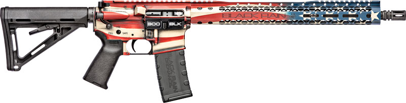 BLACK RAIN SPEC+ PATRIOT RIFLE - 300BLK 16in. AMERICAN FLAG 30RD - Semi ...