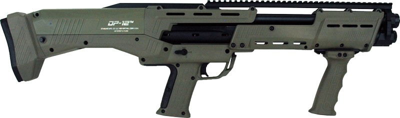 DP-12 12 GA DOUBLE BARREL PUMP - SHOTGUN 16 RDS OLIVE DRAB - Pump ...