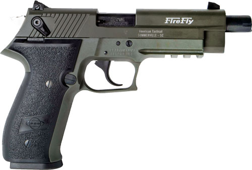 GERMAN SPORT FIREFLY 22LR - 4in. FS 10RD THREADED GREEN - Semi Auto ...