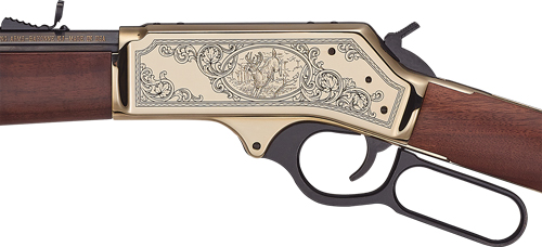 HENRY H9 BRASS SIDE GATE 30-30 - 20in. WALNUT WILDLIFE ED. - Lever ...