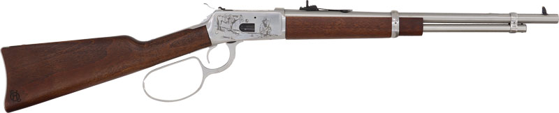 HERITAGE R92 38/357 LEVER - 16in. BBL STAINLESS HARDWOOD - Lever Action ...