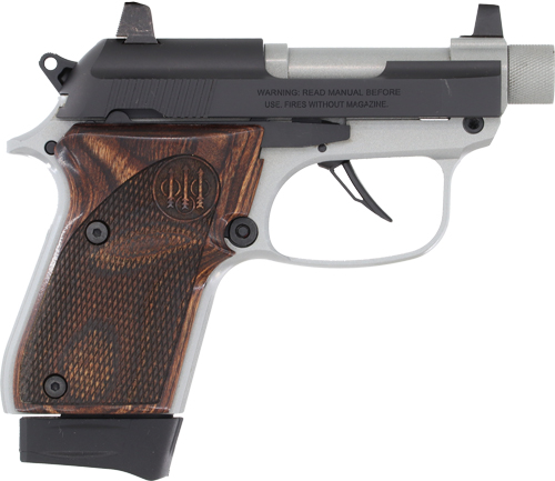 BERETTA 30X TOMCAT 32ACP 2.9in. - 8RD INOX BLACK THREADED - Semi Auto ...