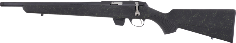 TIKKA T1X 22LR 16" THREADED BLUED/ROUGHTECH EMERALD LEFT - Single Shot ...