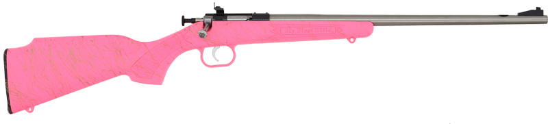 CRICKETT RIFLE G2 22LR PINK - SYNTHETIC/GOLD WEB STAINLESS - Bolt ...
