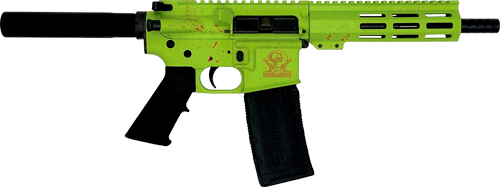 GLFA AR15 PISTOL 223 WYLDE - 7.5in. NITRIDE ZOMBIE SPLATTER - Semi Auto ...