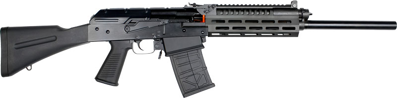 JTS AK STYLE SHOTGUN 12GA - 3in. 2-5RD MAGS M-LOK RAIL BLACK - Semi ...