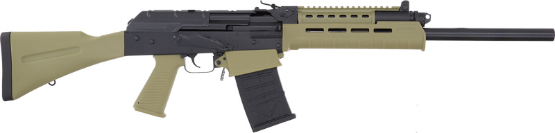 JTS AK STYLE SHOTGUN 12GA - 3in. 2-5RD MAGS M-LOK RAIL ODG - Semi Auto ...