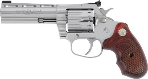 COLT KING COBRA 22LR 4.25in. - HIGH POLISH SS SNK GRP (TALO ...