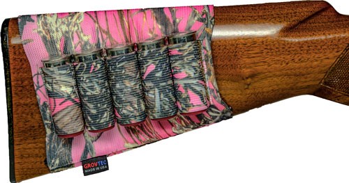 GROVTEC SHOTGUN SHELL HOLDER - FOR BUTTSTOCK TRUE TIMBER PINK - Other ...