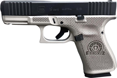 GLOCK 45 MOS SOWW 9MM 17-SHOT - TITANIUM CERAKOTE FRAME TALO - Semi ...