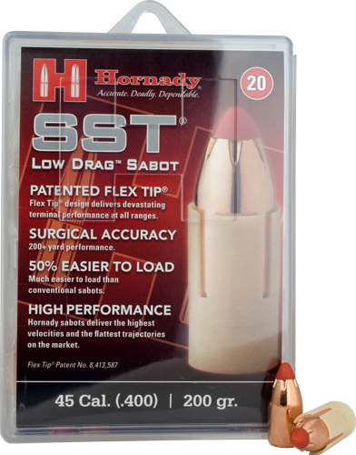 HORNADY .45CAL SABOTED BULLET - .400 200GR SST 20CT 10BX/CS - Other ...