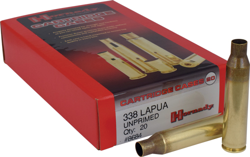 HORNADY UNPRIMED CASES 338 - LAPUA MAGNUM 20 PACK 5PK/CS - Reloading ...
