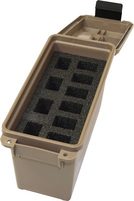 MTM TACTICAL MAGAZINE CAN DARK - EARTH HOLDS 10 DS HANDGUN MAGS - Ammo ...