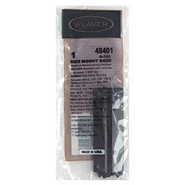 WEAVER BASE SIDE MOUNT #1 BLACK