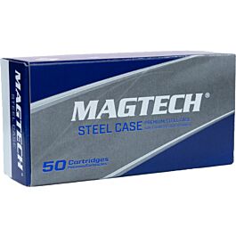 MAGTECH 9MM LUGER 115GR STEEL CASE FMJ-RN 50RD 20BX/CS