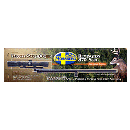 MOSSBERG BARREL & SCOPE REM870 12GA 24" TROPHY PRTD W/3-9 MAT
