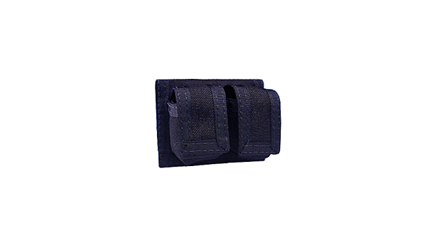 HKS DOUBLE SPEEDLOADER POUCH NYLON BLACK FITS ALL LOADERS
