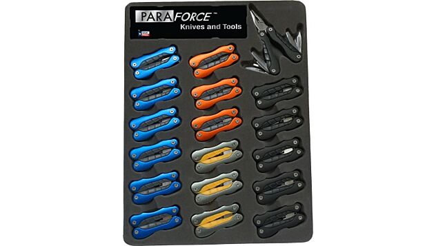 ACCUSHARP PARAFORCE MULTI TOOL COUNTER DISPLAY 18 PER DISPLY