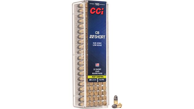 CCI CB 22 SHORT 29GR LEAD-RN 710FPS 100RD 50BX/CS