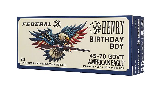 FEDERAL HENRY BIRTHDAY BOY 45-70 300GR JSP 20RD 10BX/CS