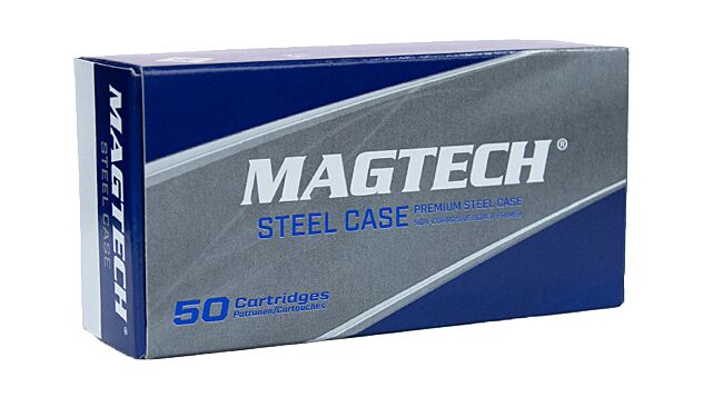 MAGTECH 9MM LUGER 115GR STEEL CASE FMJ-RN 50RD 20BX/CS
