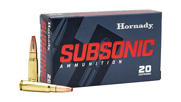 HORNADY SUBSONIC 350 LEGEND 250GR SUB-X 20RD 10BX/CS