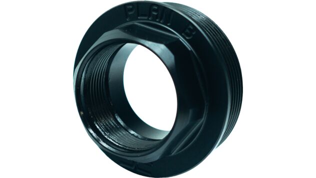 FAXON PLAN B TO HUB ADAPTER BLACK STAINLESS STEEL 1.375-24
