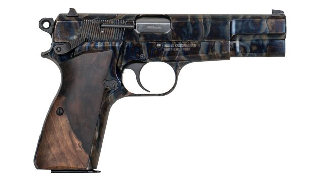 INGLIS GP-35 HI-POWER 9MM 4.7" BBL 2-15RD CCH/WALNUT