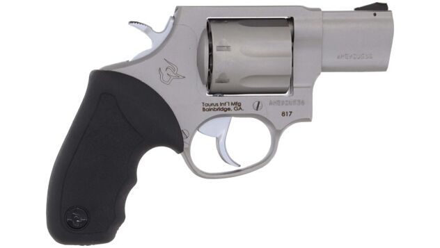 TAURUS 817 38SPL 2" FIXED 7-SHOT SS RUBBER