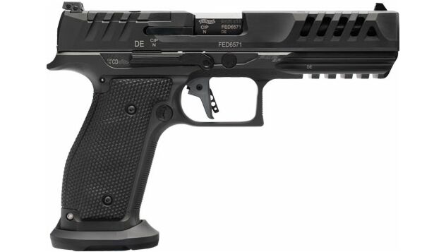WALTHER PDP SF MATCH 9MM 5" OR 18-SHOT BLACK STEEL FRAME