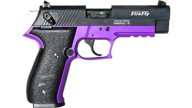 GERMAN SPORT FIREFLY 22LR 4" FS 10RD NON-TREADED PURPLE