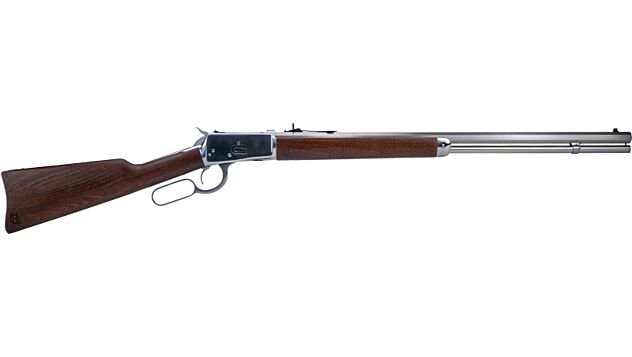 HERITAGE R92 44MAG LEVER 12-SH 24" OCTAGON SS HARDWOOD