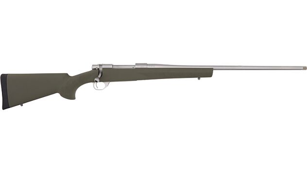 HOWA M1500 7MM PRC STAINLESS 24" BBL HOGUE STOCK GREEN