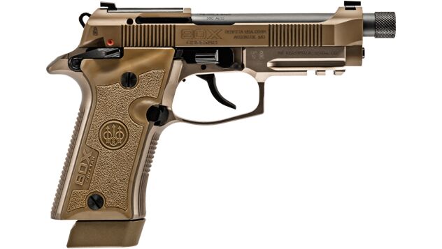 BERETTA 80X CHEETAH 380 ACP 4.4" 15RD DESERT THREADED