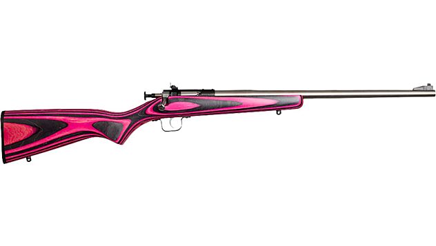 CRICKETT RIFLE G2 22LR S/S PINK/BLACK LAMINATE