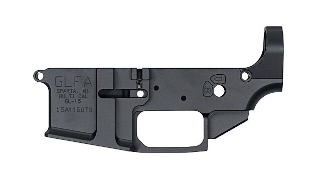 GLFA AR-15 STRIPPED LOWER RECEIVER ALUMINUM BLACK