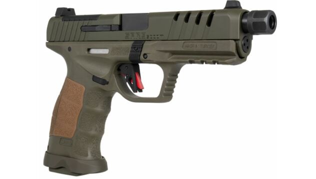 SAR USA SAR9 SOCOM 9MM 5.2" BBL 17/21 RD MAG SF GREEN